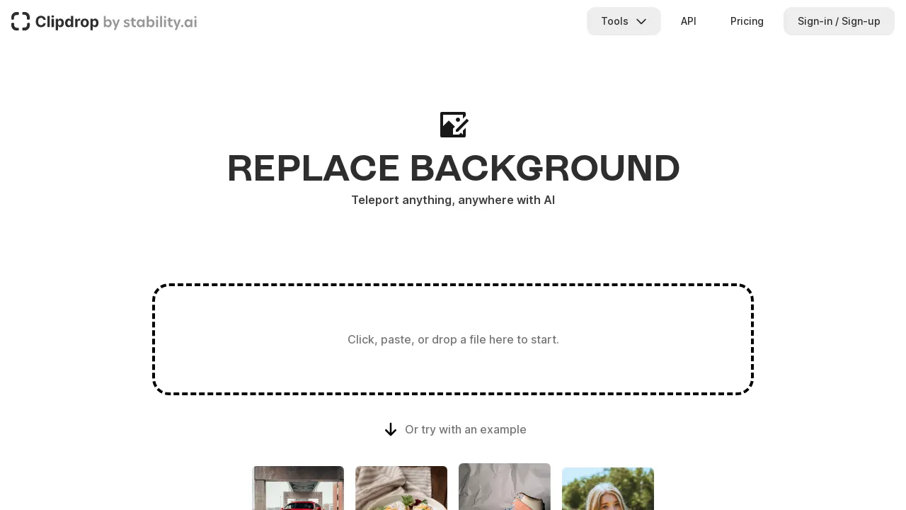 ClipDrop Replace Background - BestofAI